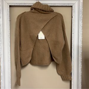 Elan | Sweaters | Elan Cableknit Cropped Sweater | Poshmark